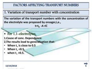 Transport number | PPTX