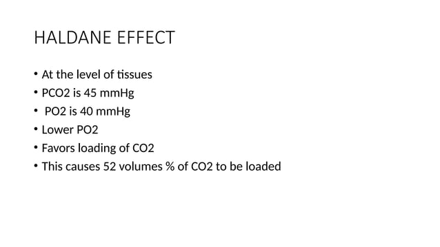 transport of carbon dioxide.pptx and haldane effect | PPTX