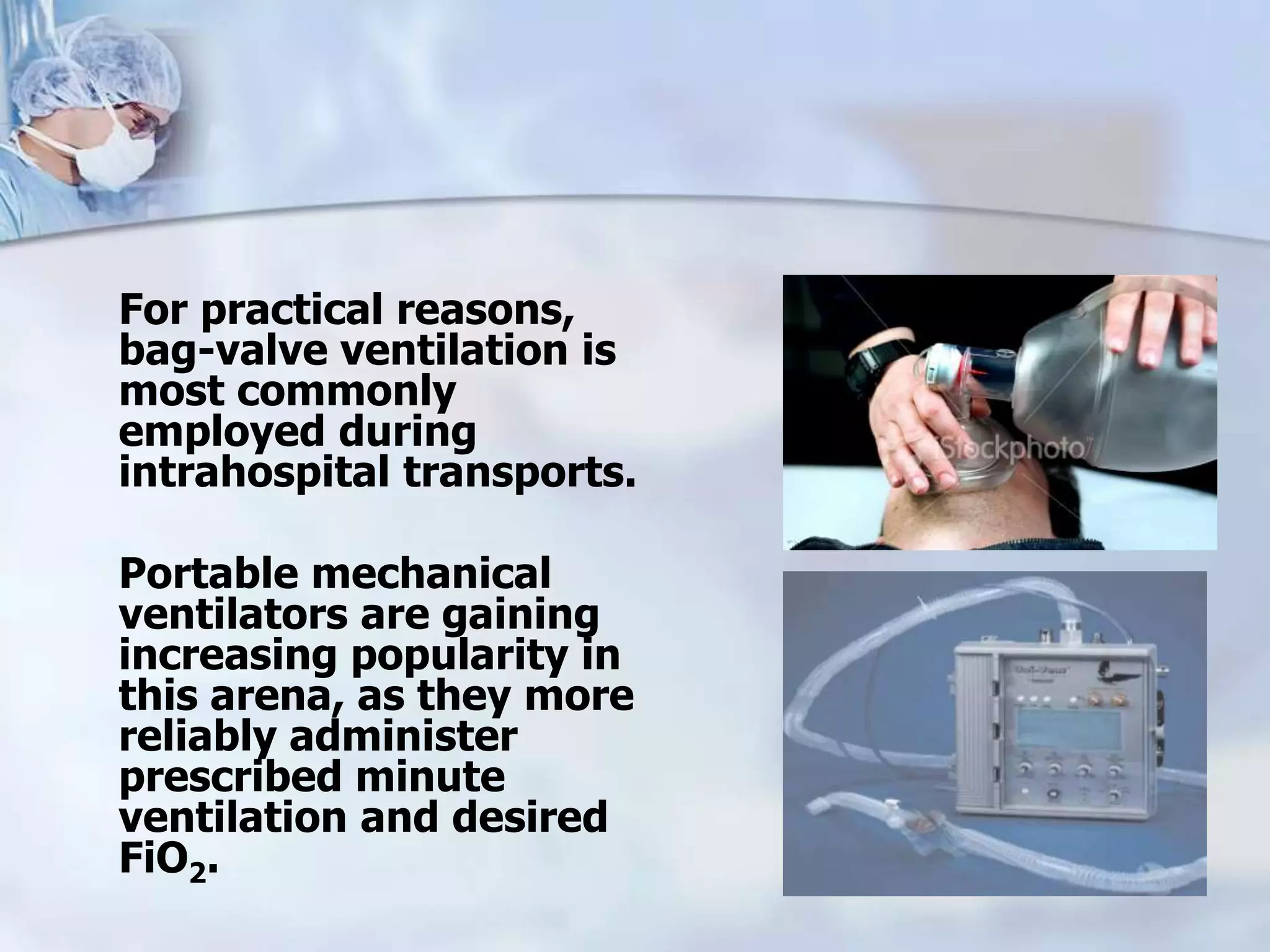 Transport of critically ill patient | PPT