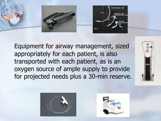 Transport of critically ill patient | PPT