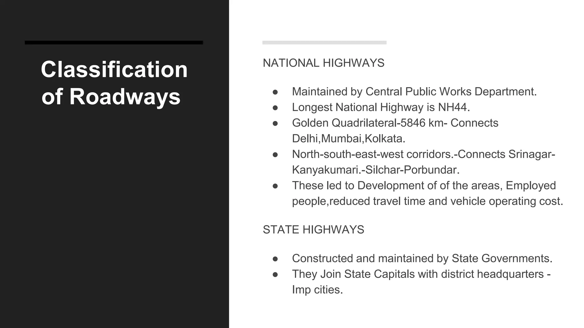 Transport of India | PPTX