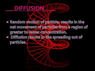 Transport of materials final 9 | PPTX
