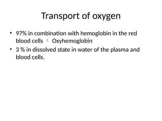 Transport of O2 and CO2 in blood and tissue fluids laptop.pptx