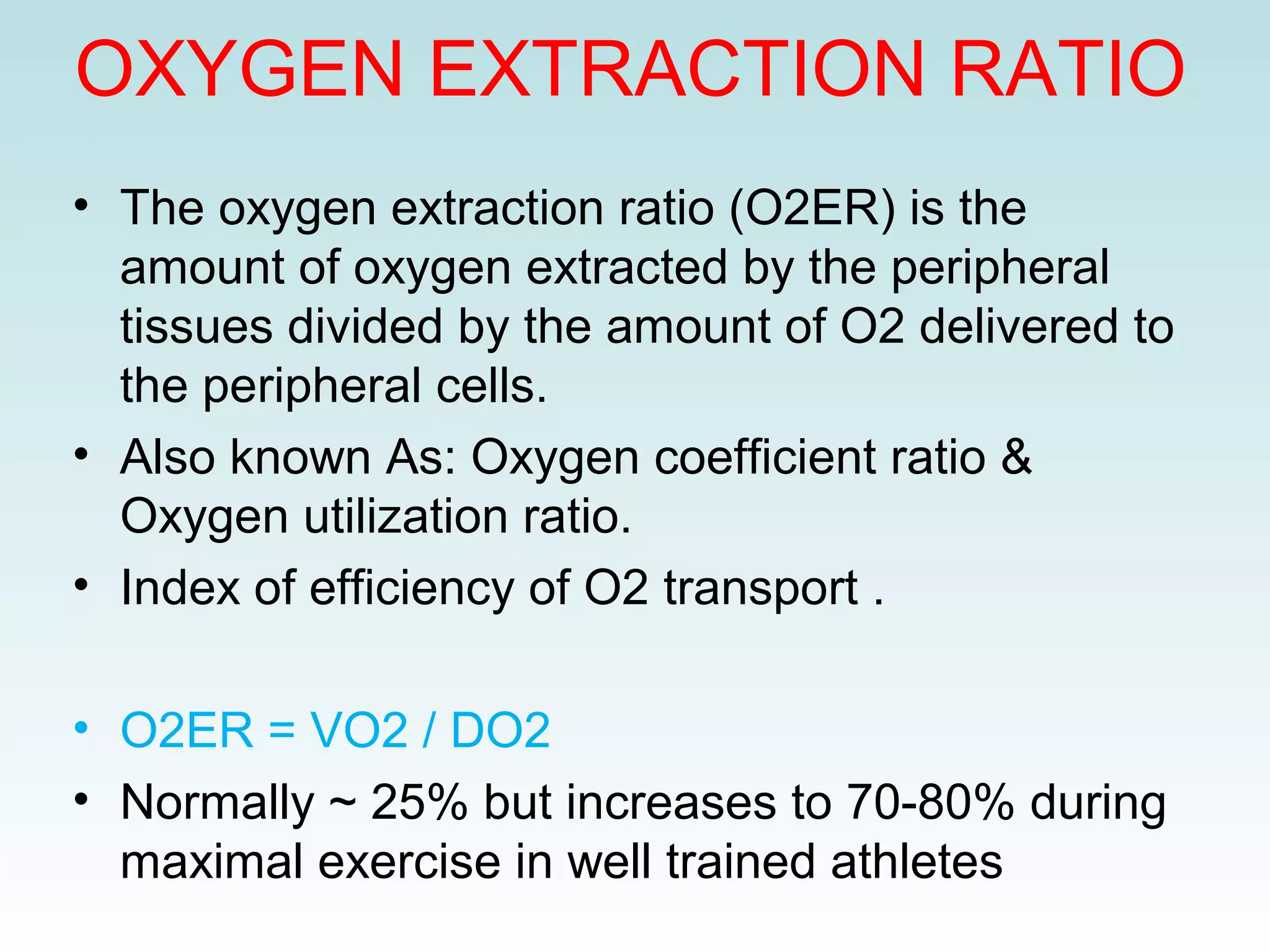 Transport of oxygen and carbon dioxide | PPT