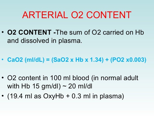 Transport of oxygen and carbon dioxide