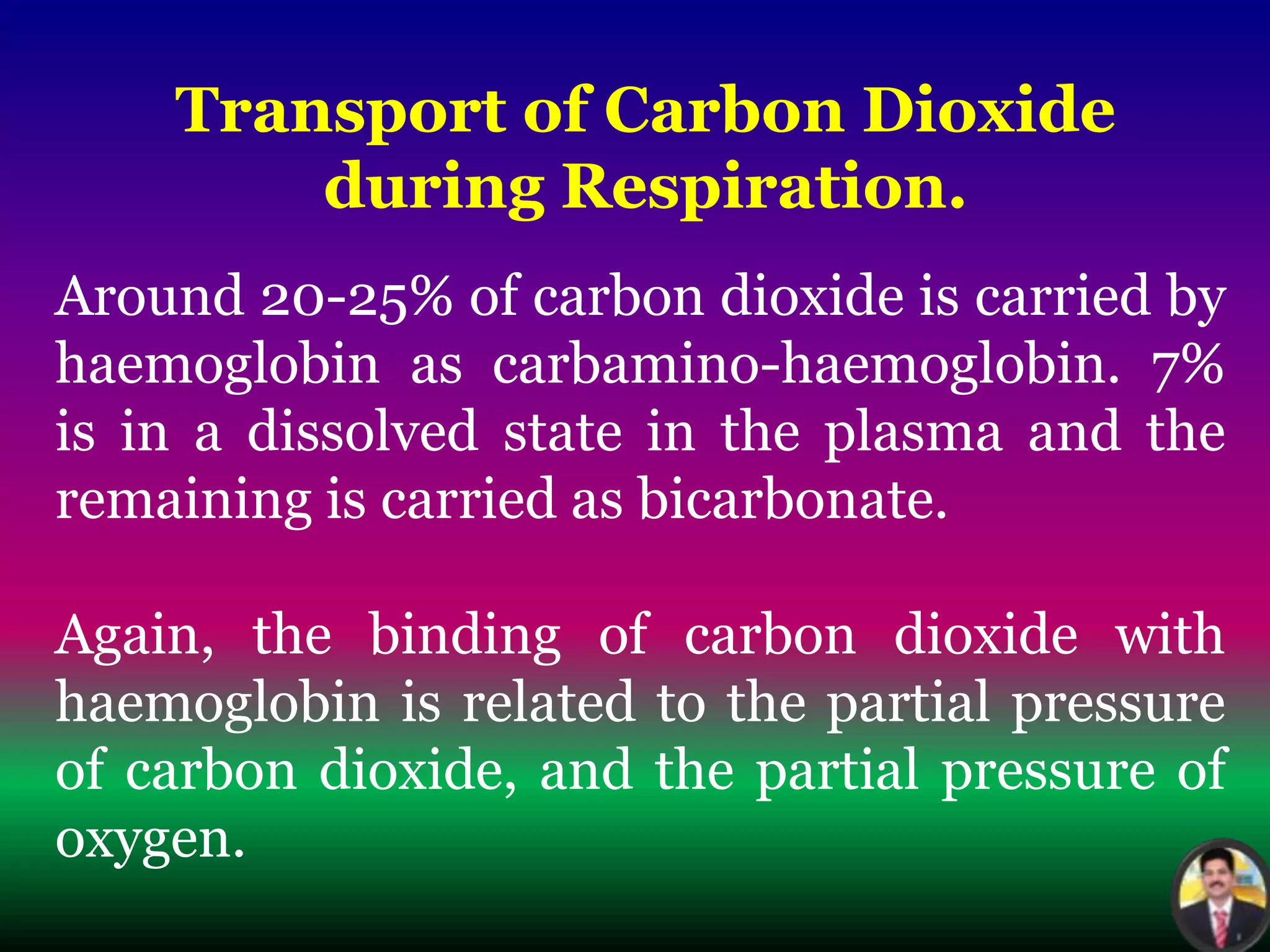 Transport of oxygen and carbondioxide | PPTX
