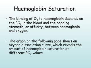 Transport of Oxygen and Carbon Dioxide.ppt | Lung and Respiratory ...