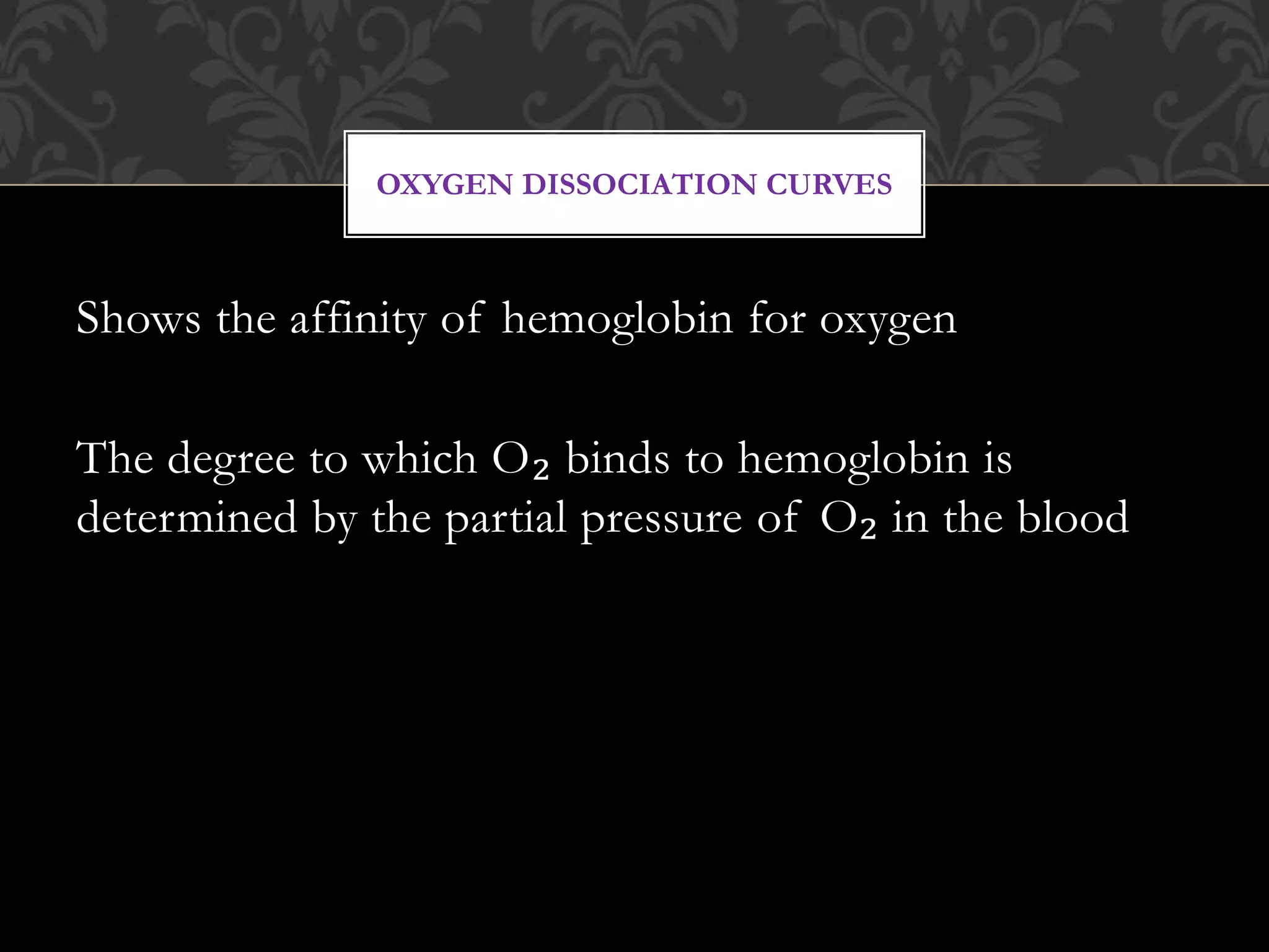 Biology Option D:Transport of respiratory gases | PPT