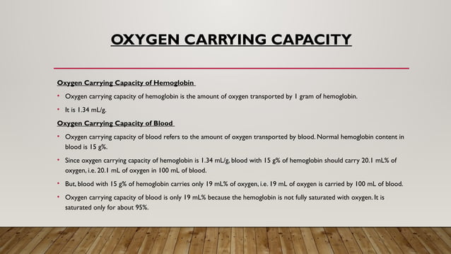 TRANSPORT OF RESPIRATORY GASES 1.pptx Physiology slides | PPT