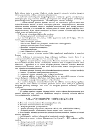 Transporto priemonių vertinimo instrukcija | PDF
