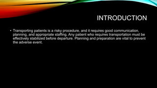 Transport Patient | PPTX