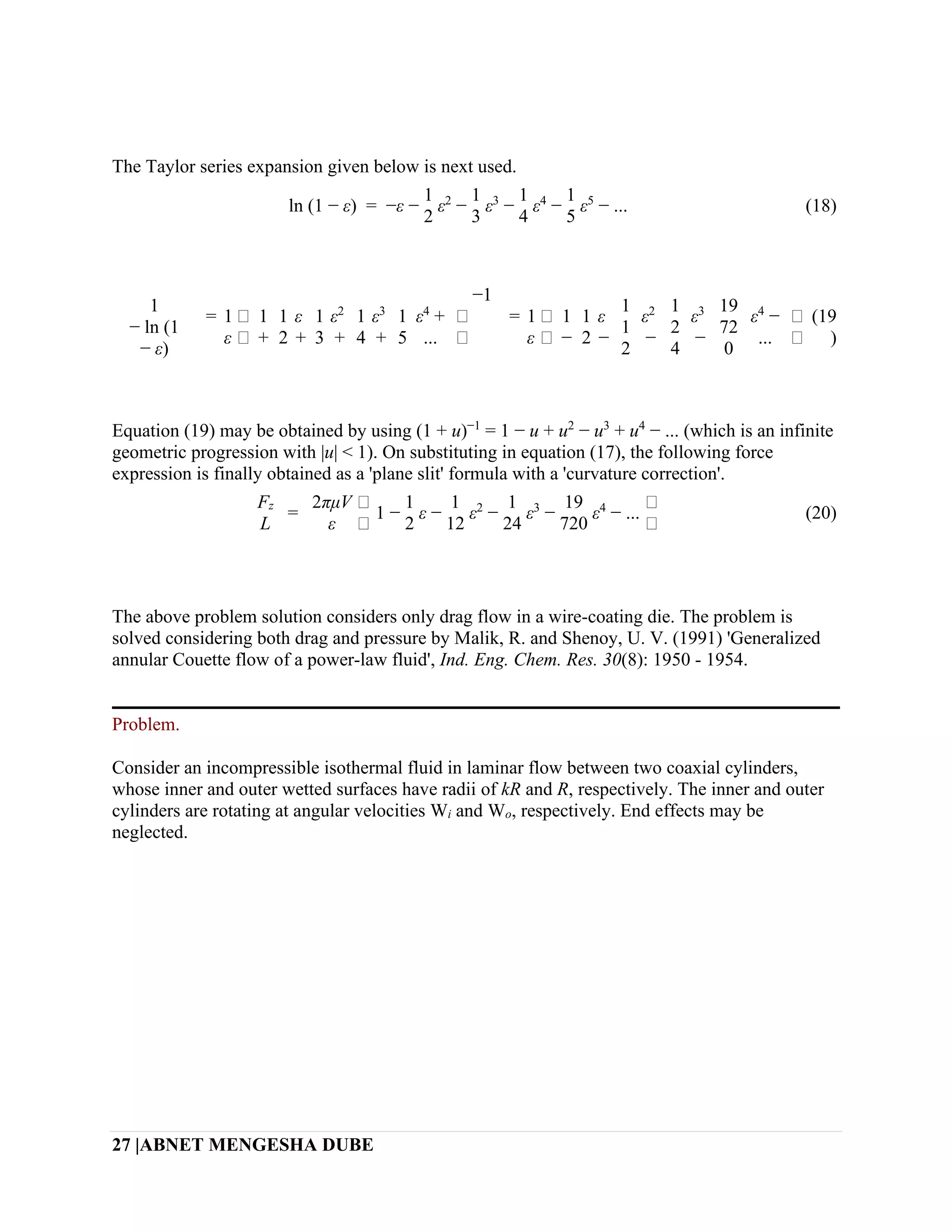 Transport phenomena Solved problems | PDF | Physics | Science