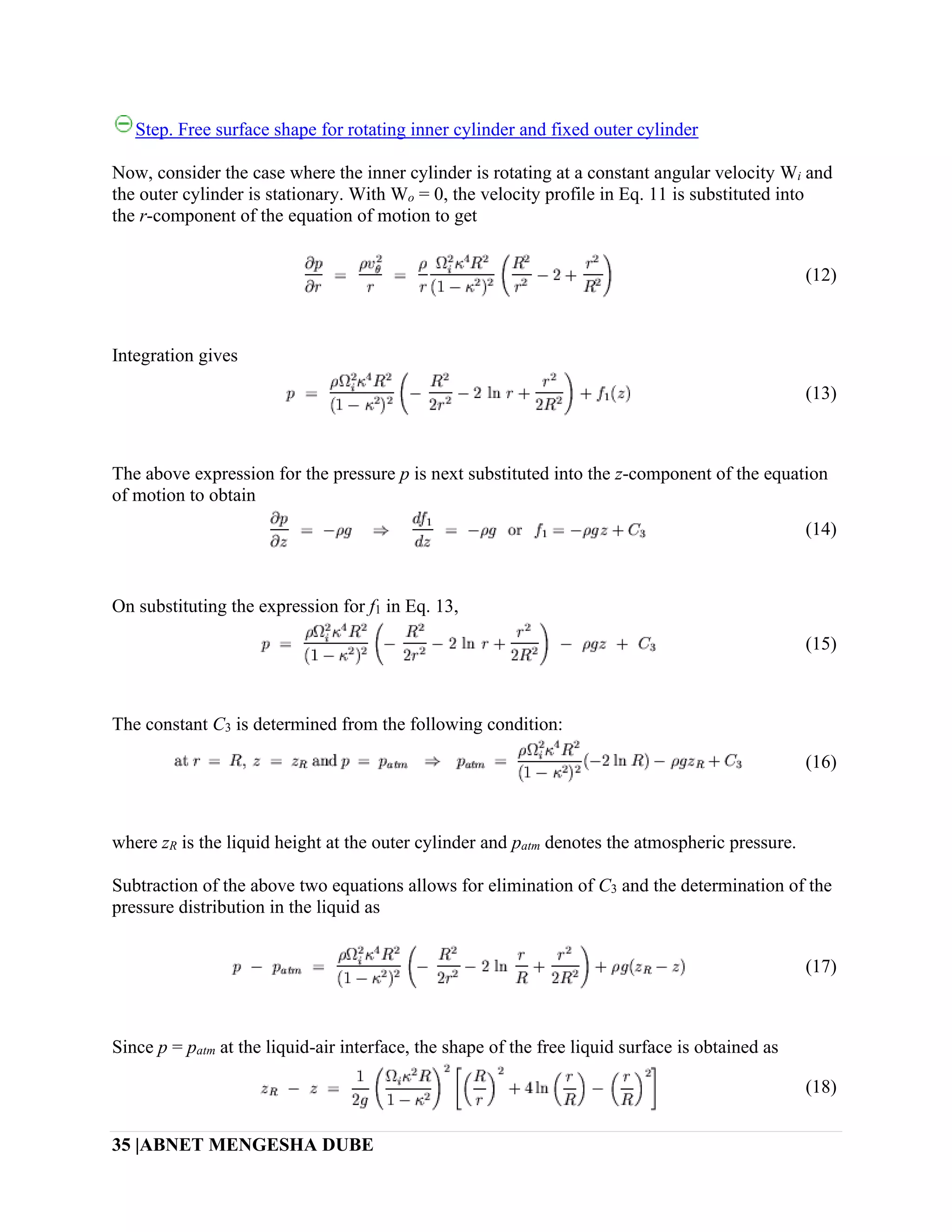 Transport phenomena Solved problems | PDF