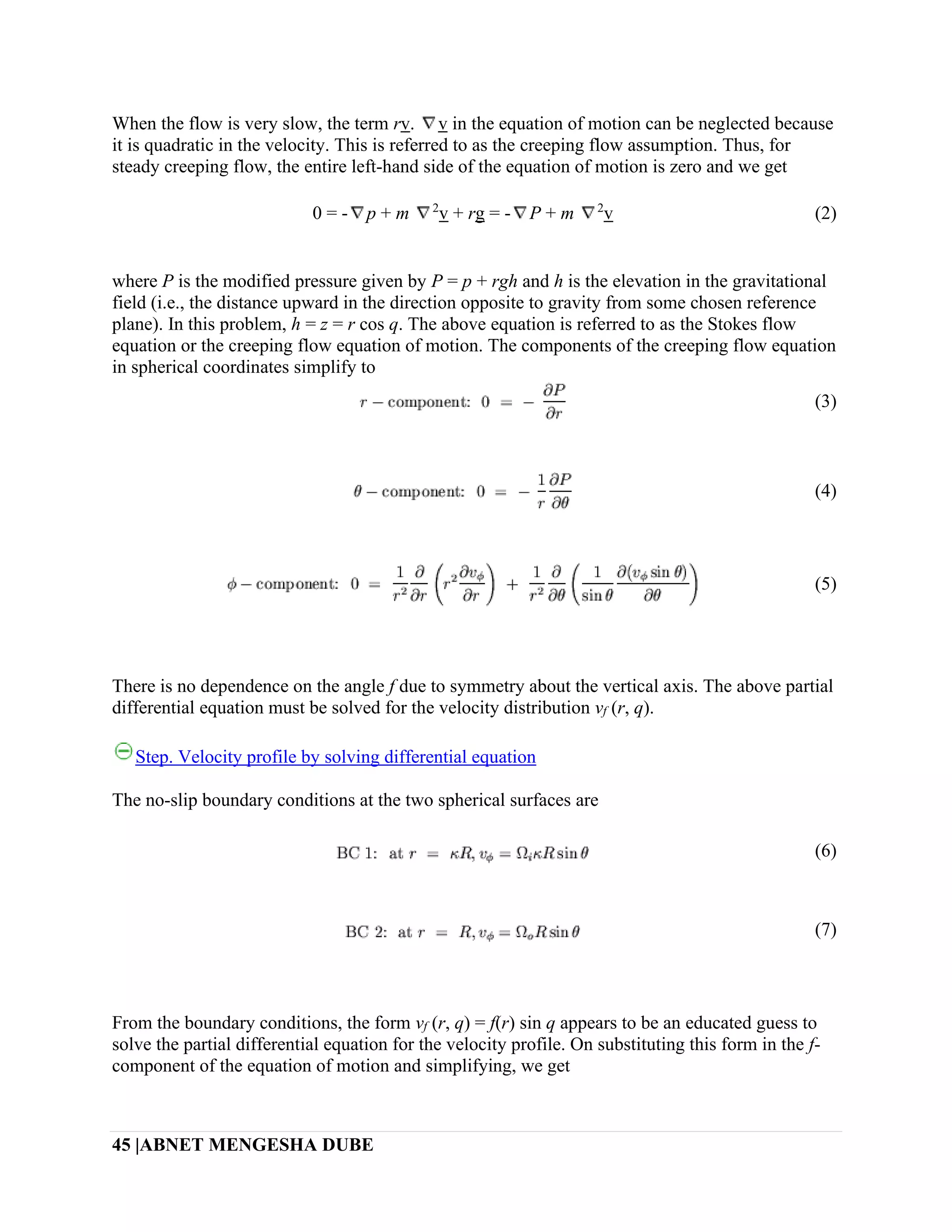 Transport phenomena Solved problems | PDF