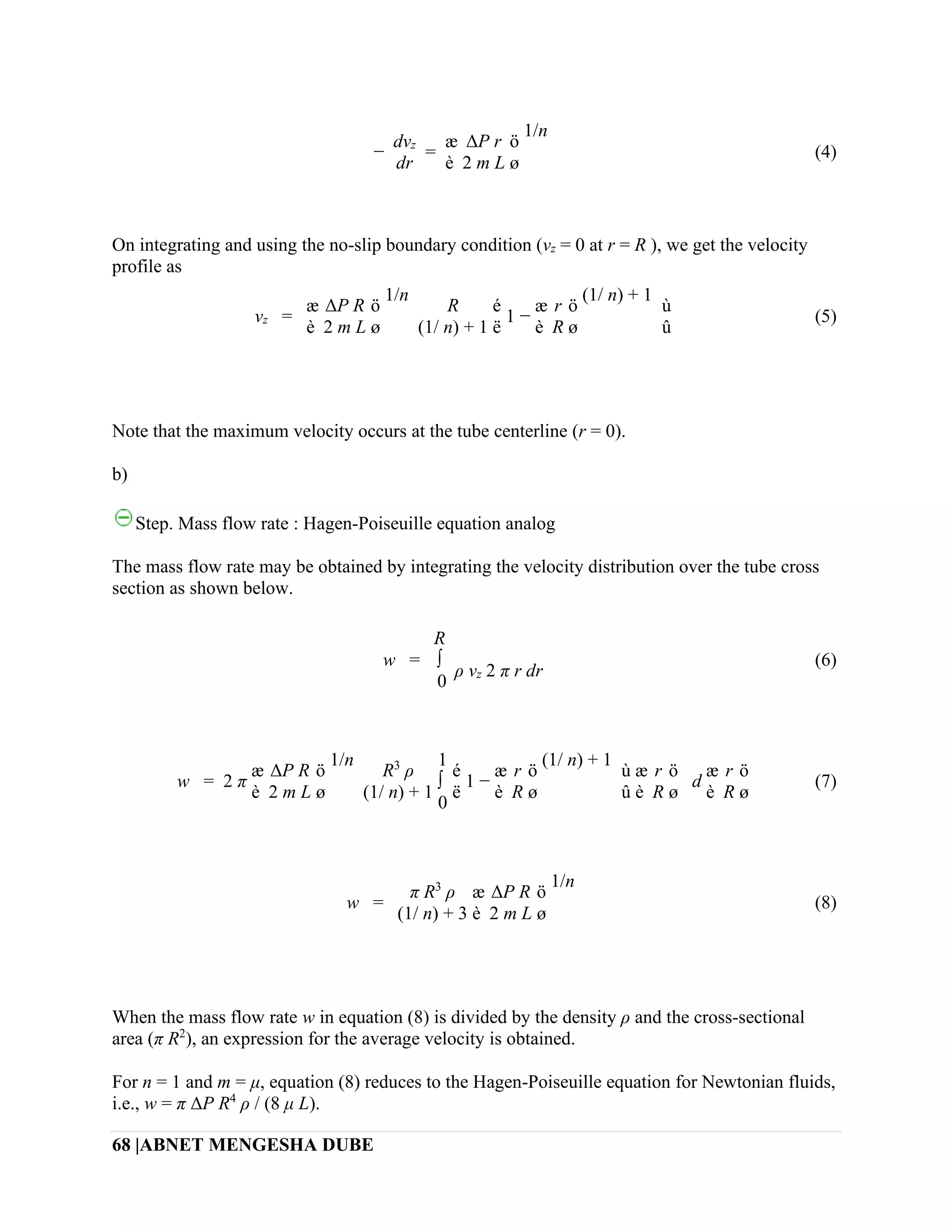 Transport phenomena Solved problems | PDF