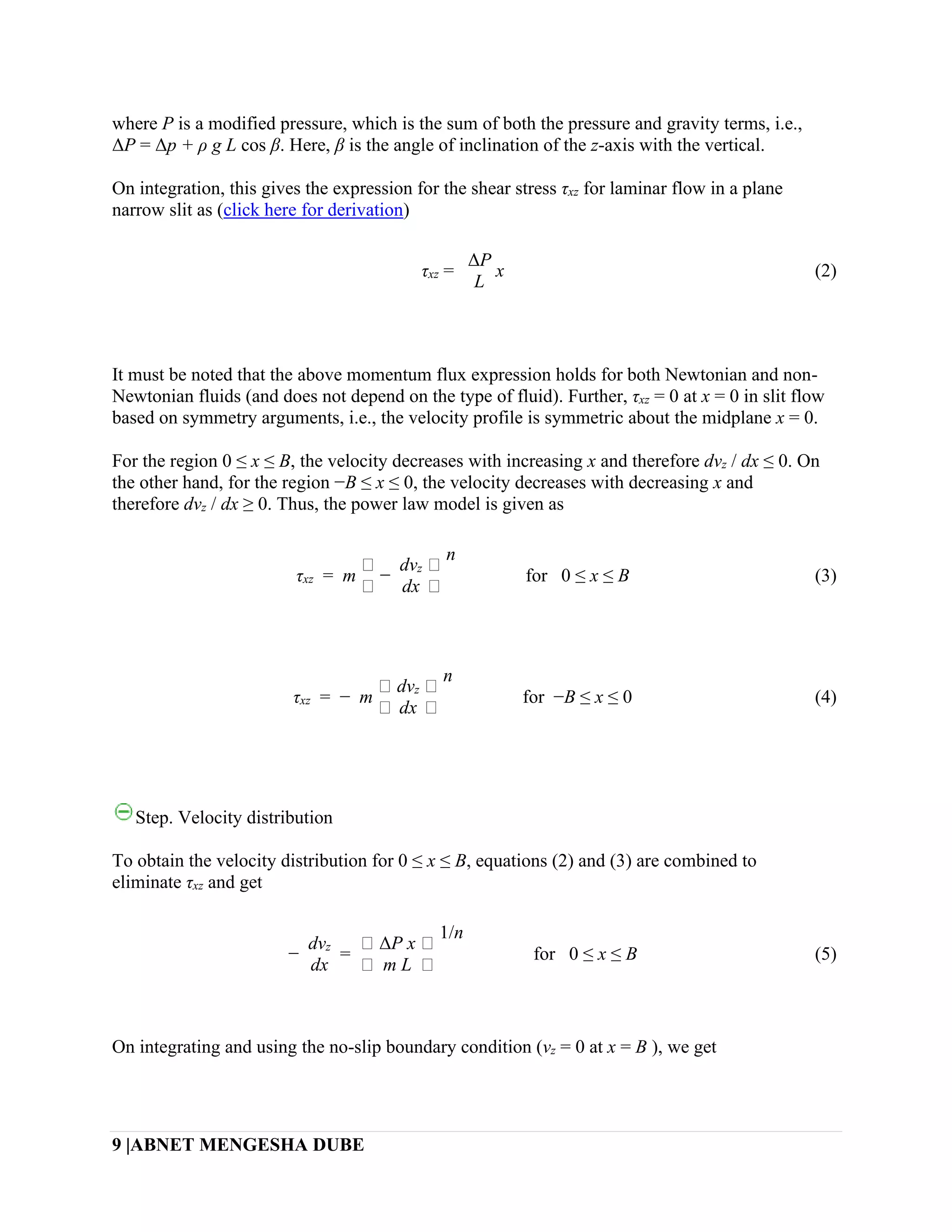 Transport phenomena Solved problems | PDF