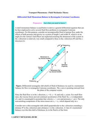 Transport phenomena Solved problems | PDF