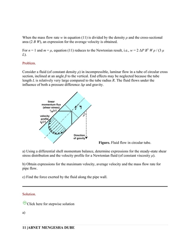 Transport phenomena Solved problems | PDF | Physics | Science