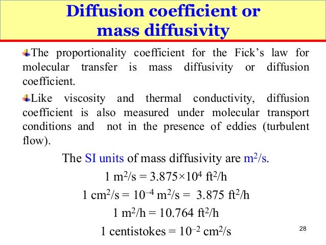 Transport phenomena-Mass Transfer 31-Jul-2016