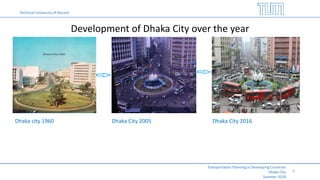 Transport planning in Dhaka city | PPSX