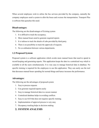 Transport plus project | DOC