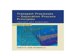 [P.D.F_book] library@@ Transport Processes and Separation Process ...