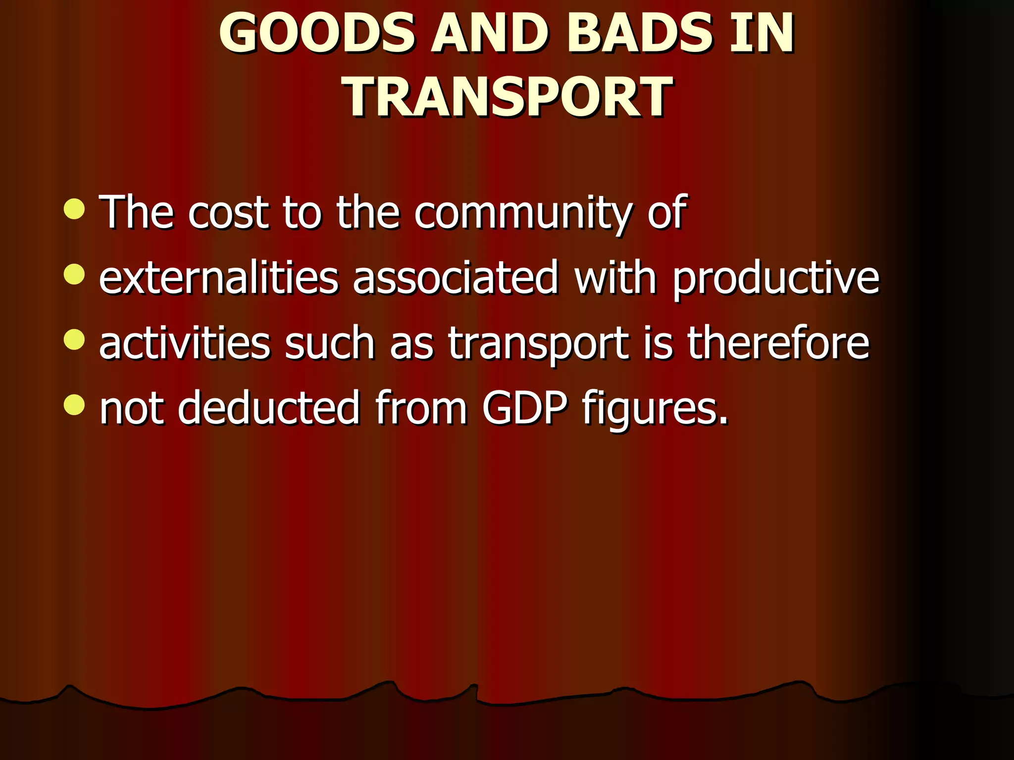 Transports and externalities | PPT