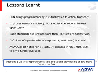 Transport SDN - Use Cases and Lessons Learnt | PDF | Internet | Computing