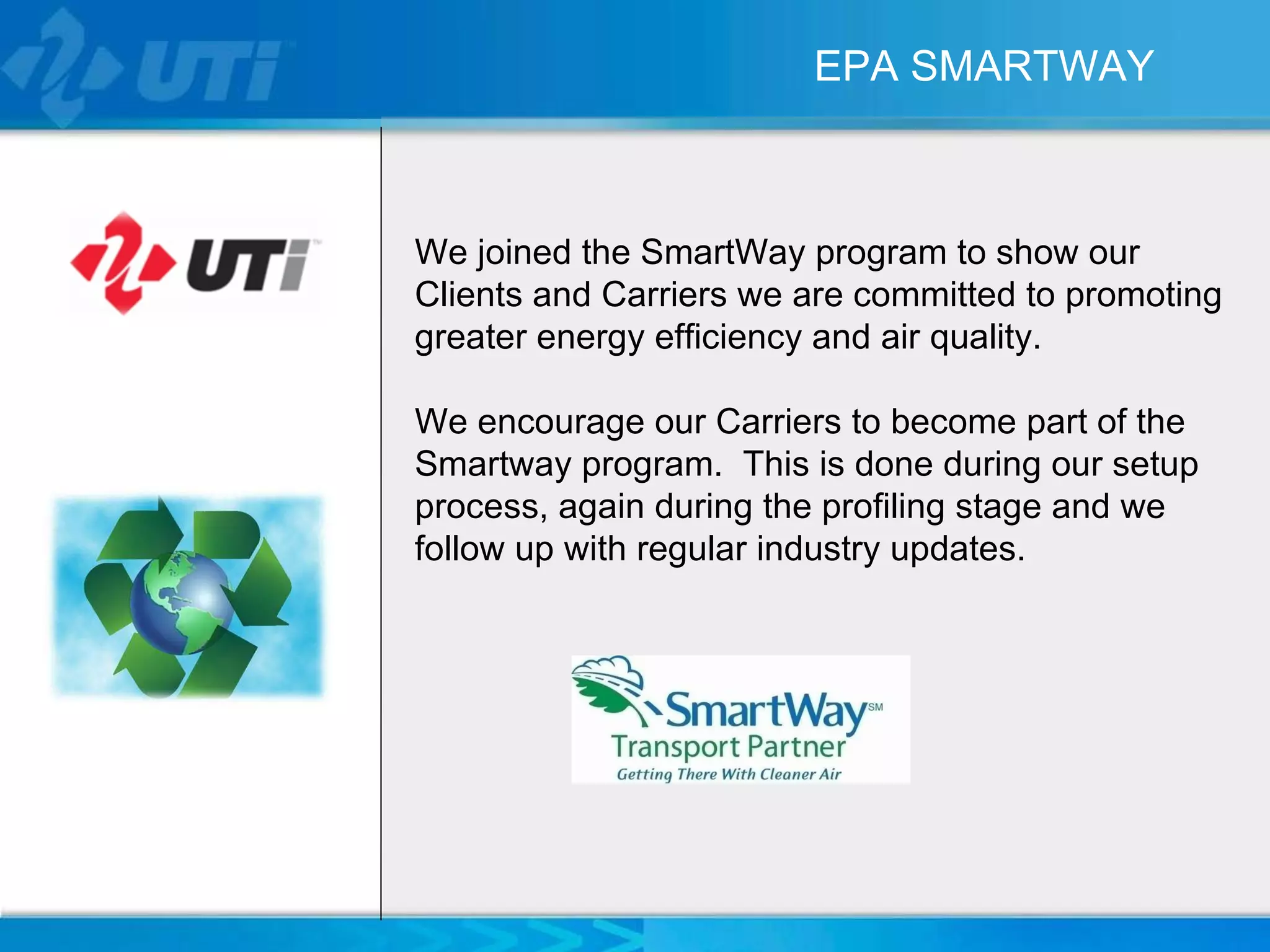 UTi Transport Solutions | PPT