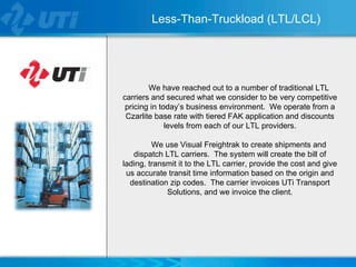 UTi Transport Solutions | PPT