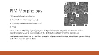 Transport studies of metal ions using polymer inclusion | PPT