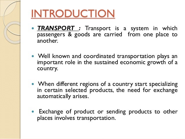 Transport system