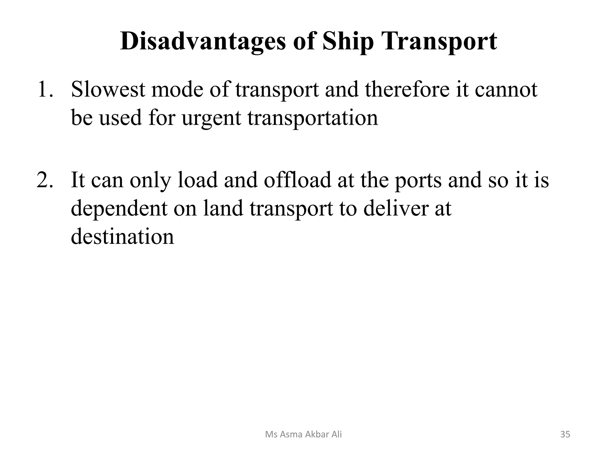 Transport system | PPT