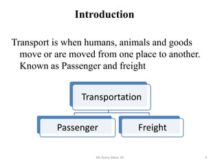 Transport system | PPTX