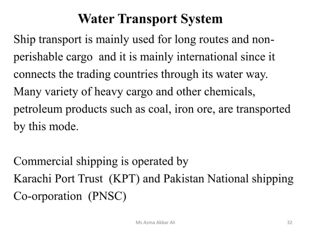 Transport system | PPT