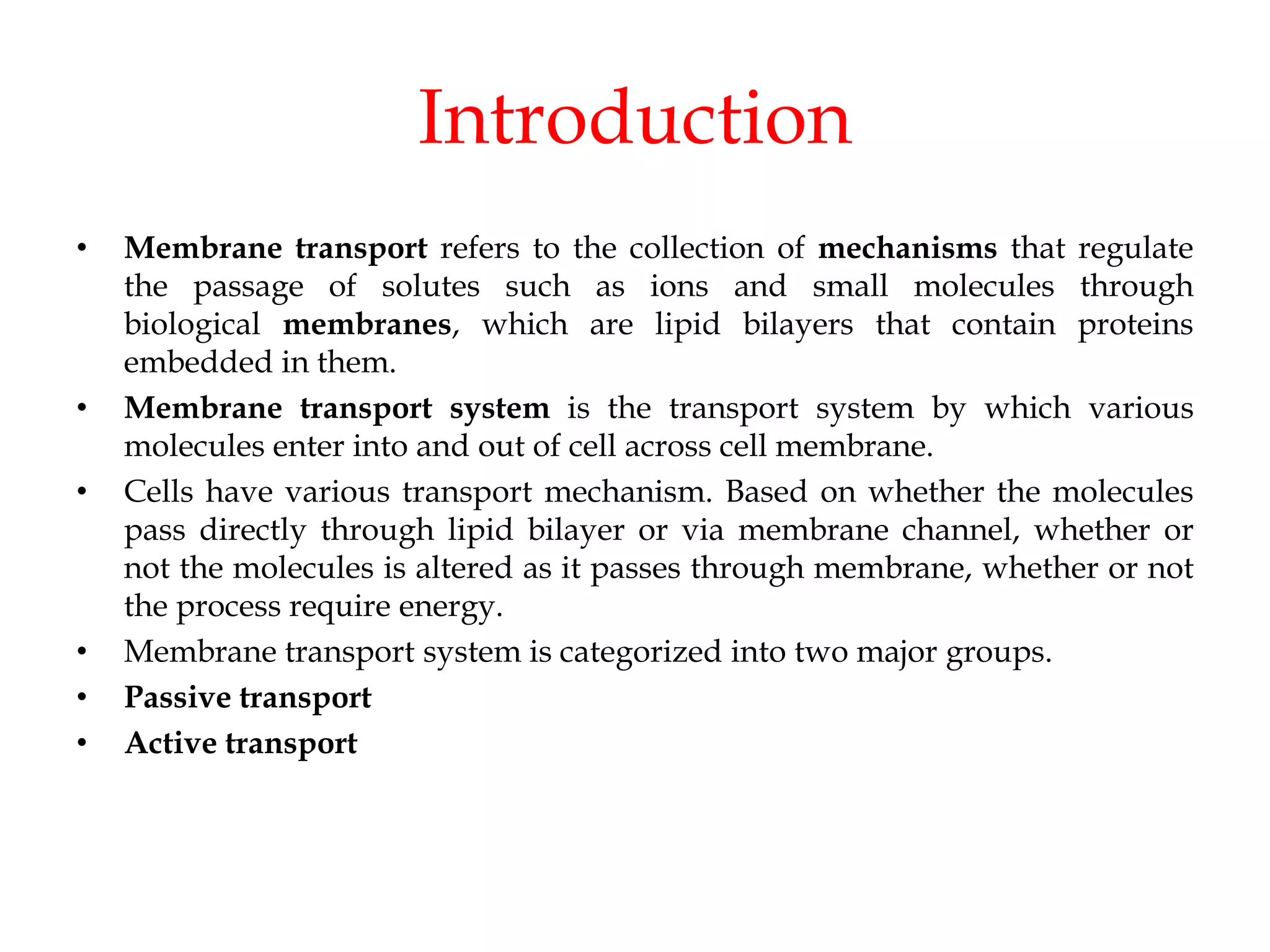 Transport system | PPTX