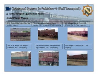 Transport System in Pakistan - (( Rail Transport)) | PDF