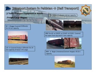 Transport System in Pakistan - (( Rail Transport)) | PDF