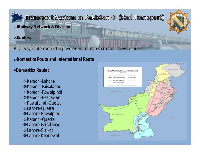 Transport System in Pakistan - (( Rail Transport))