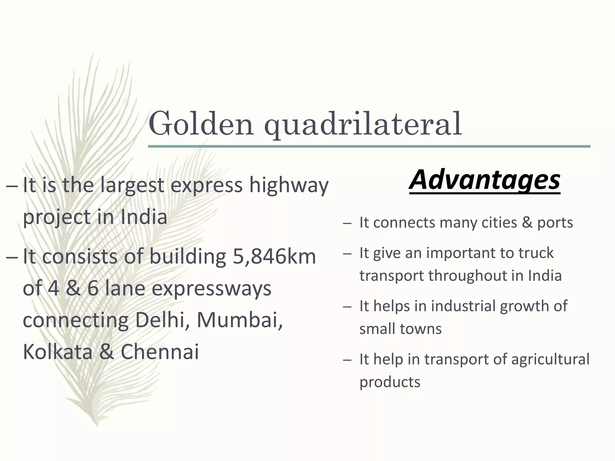 Transport system of india | PPTX