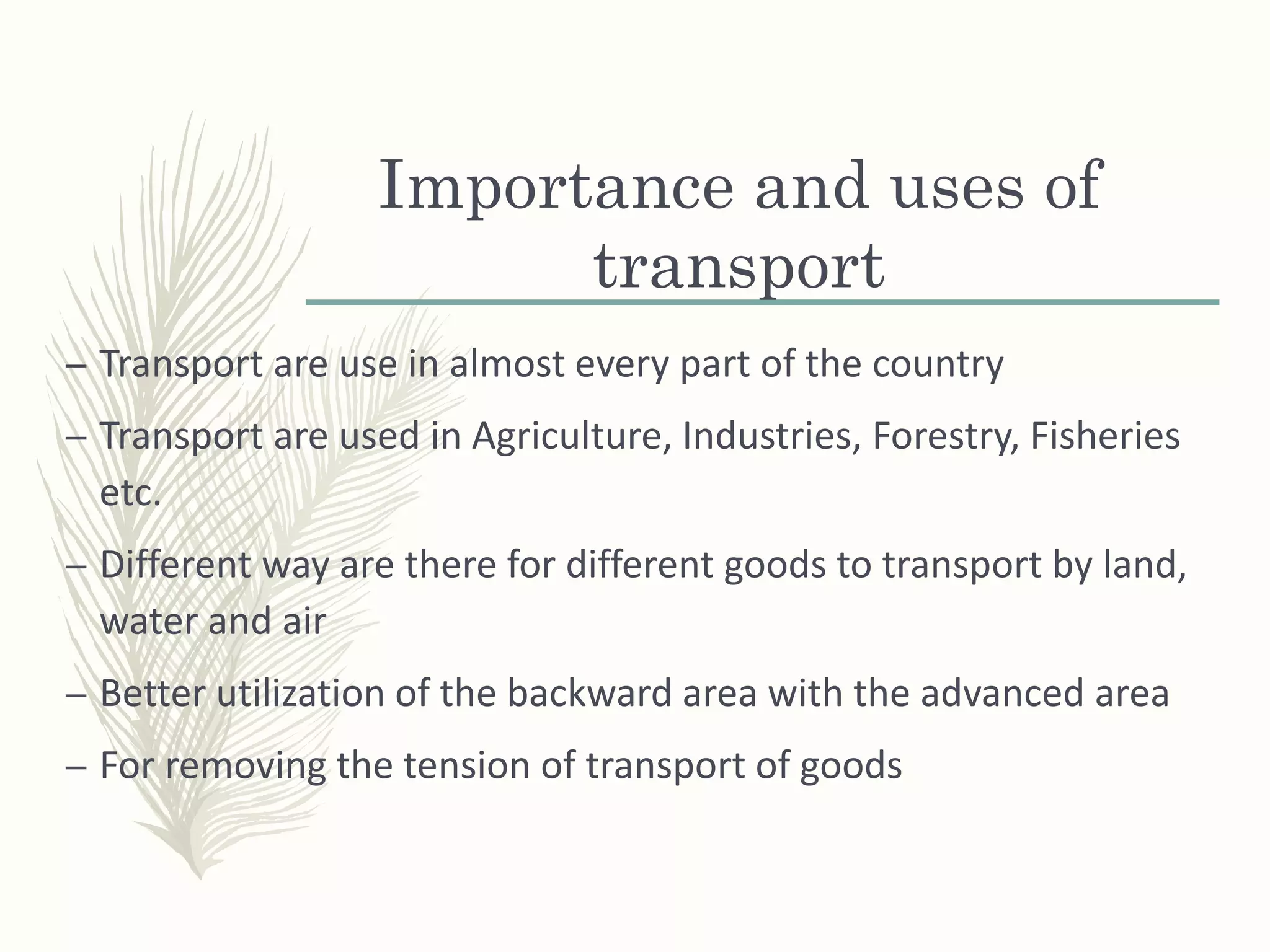 Transport system of india | PPTX
