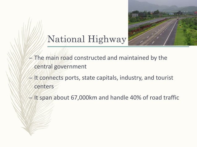 Transport system of india | PPTX | Rail Travel | Travel Type