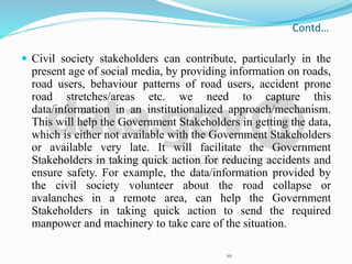Use of Road Accidents Data by Government Stakeholders to reduce Road ...