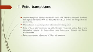 transposable element presentation from Misha | PPT