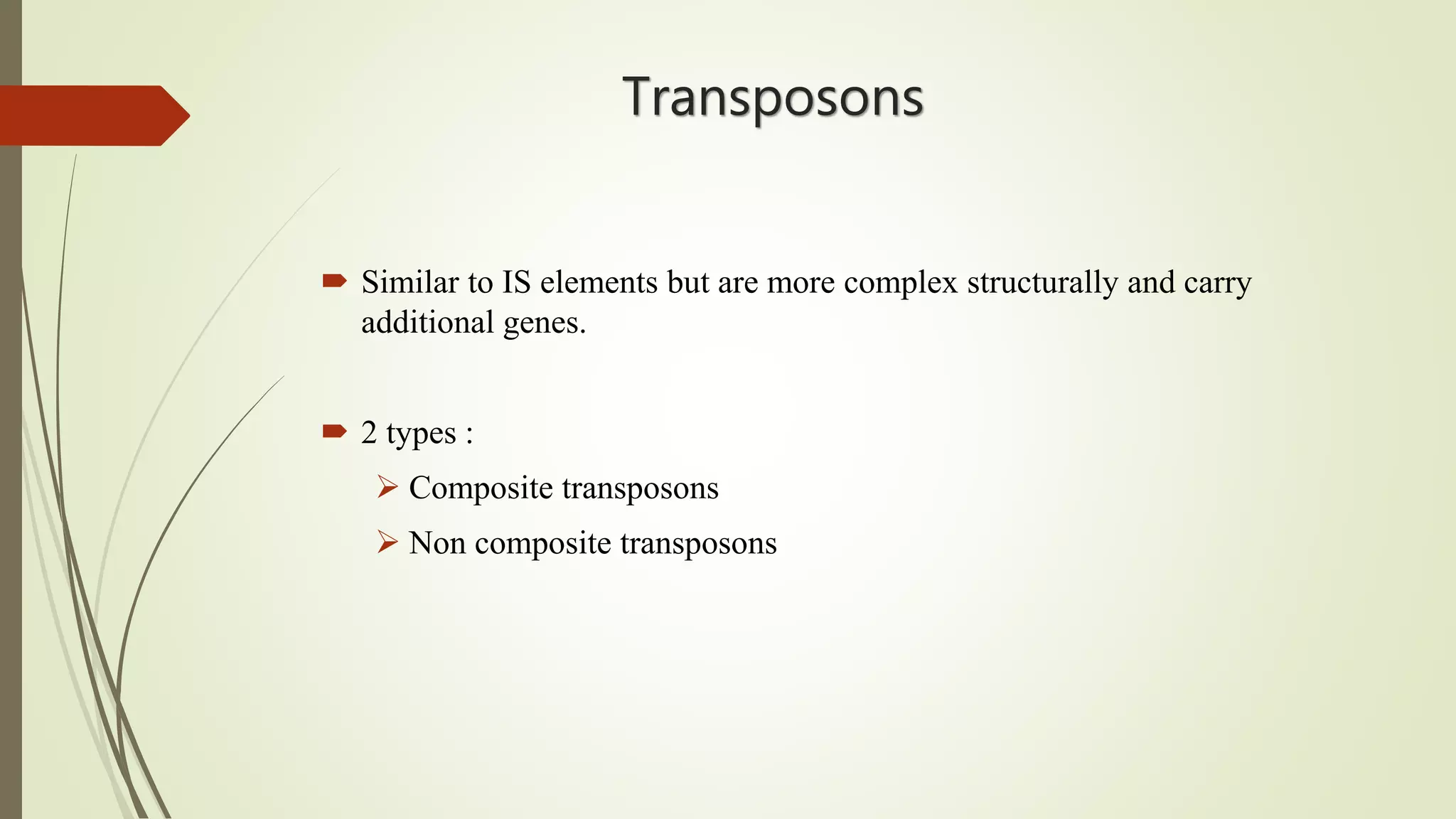 Transposable elements | PPTX