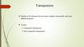 Transposable elements | PPTX