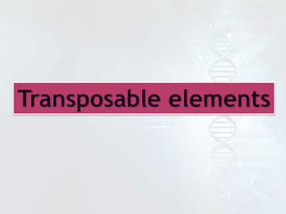 Transposable elements | PPTX