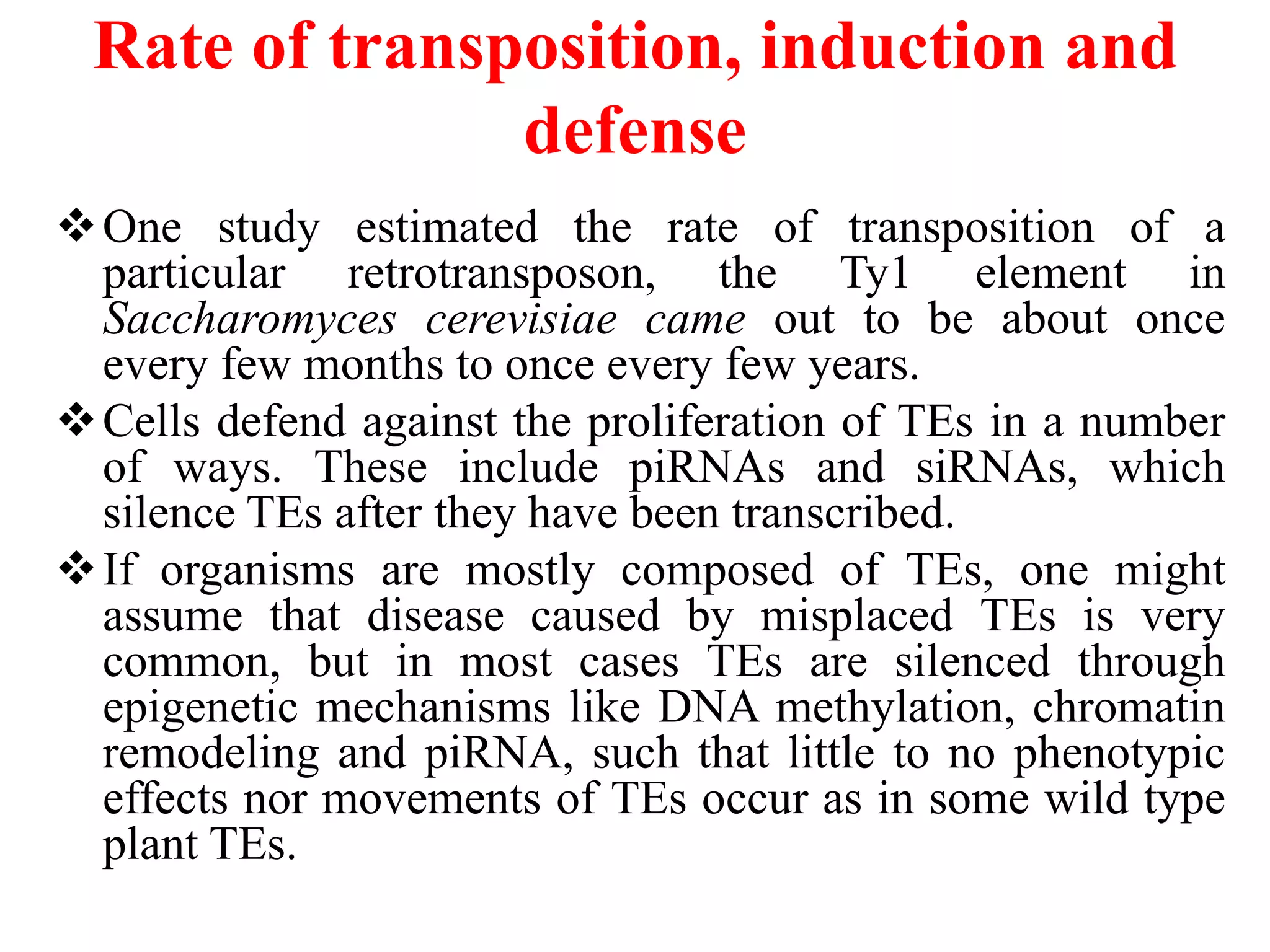 Transposable elements | PPTX