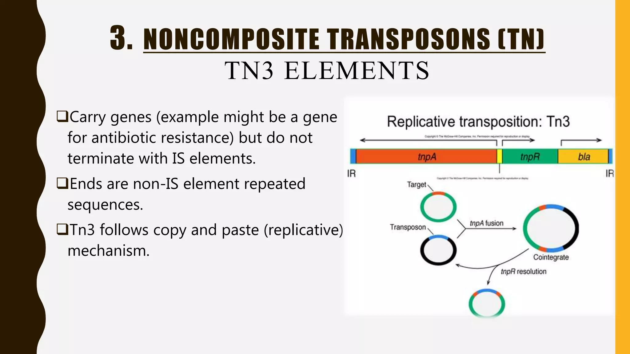 Transposable elements - MAYUR SONAGARA | PPTX