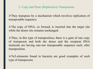 Transposable elements | PPTX